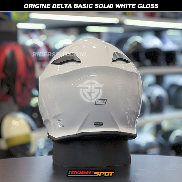 ORIGINE Delta Basic Solid White Gloss Helmet – Riderspot